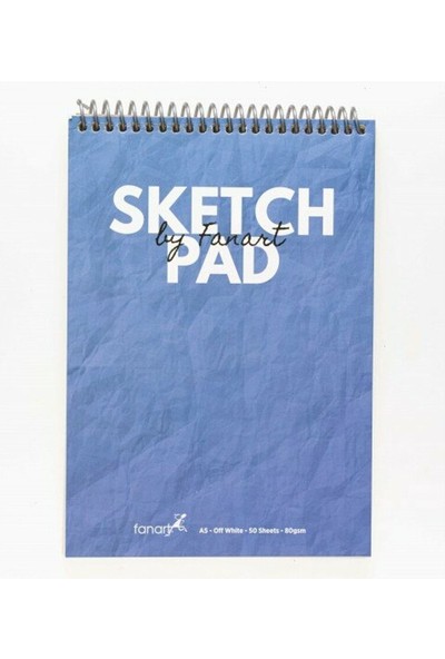 Fanart Academy Üstten Spiralli A5 Sketch Pad