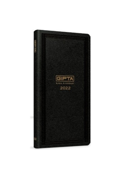 Gıpta 2022 Ticari Kasa Ajandası 17 x 33 cm 118 Tck Gıpta 2022 Ticari Kasa Ajandası 17 x 33 cm 118 Tck
