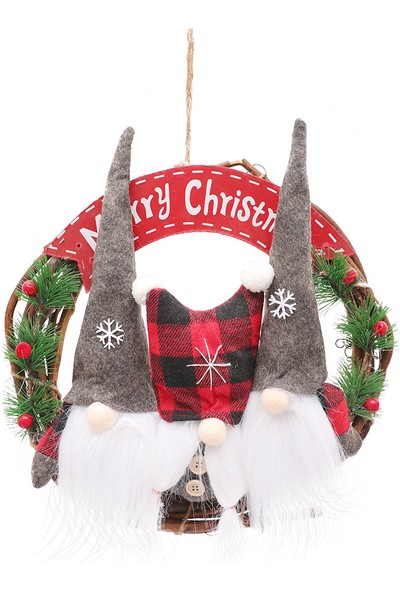 Xhome 39 cm Yılbaşı Süsü Yılbaşı Çelengi (Yurt Dışından)