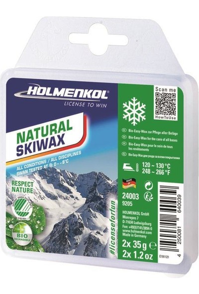 Holmenkol Natural Ski Wax 2X35 gr