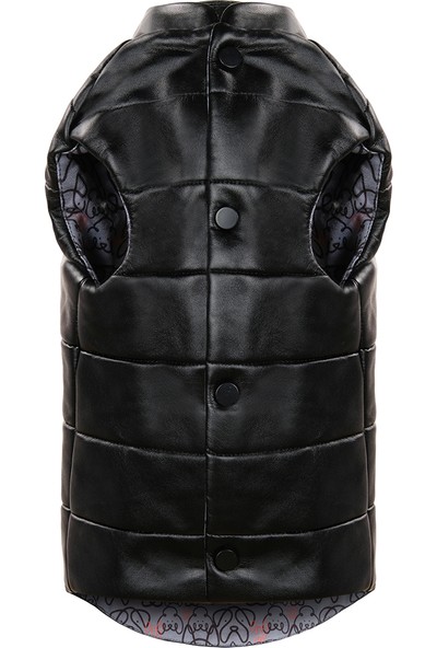 Apac.co Köpek Kıyafeti Jackie Deri Kapitone Mont Apac.co Köpek Kıyafeti Jackie Deri Kapitone Mont