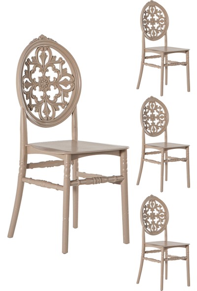 Sandalie 4 Adet Venüs Cappucino Sandalye