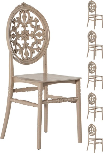 Sandalie 6 Adet Venüs Cappucino Sandalye