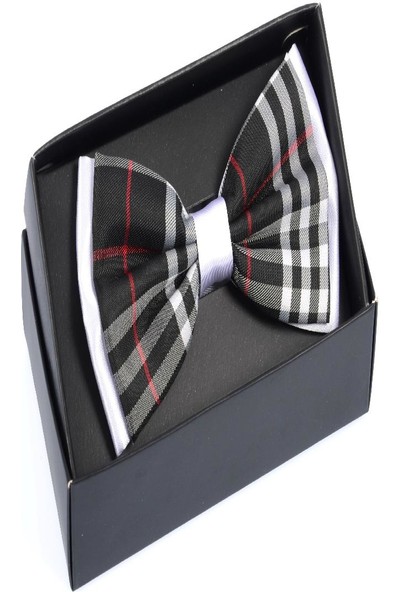 Ala Aksesuar Ala Siyah Beyaz Ekose Desenli Papyon Ala Aksesuar Ala Siyah Beyaz Ekose Desenli Papyon