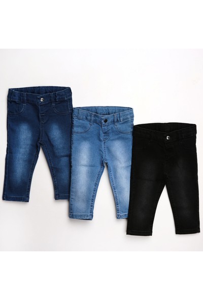 Hello Baby Basic Kız Bebek 3lü Pantolon