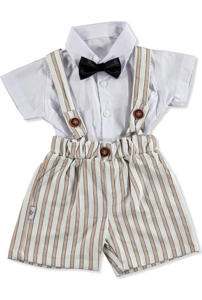 Bebemania Bebek Papyonlu Gömlek - Şort