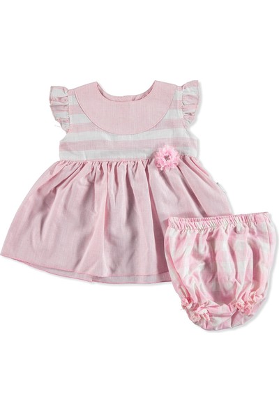 Bebemania Bebek Çizgili-Kareli Gömlek-Şort