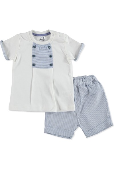 Babyz Bebek Çizgili Tshirt-Şort