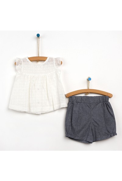 For My Baby Dantelli Bluz-Şort 2li Takım