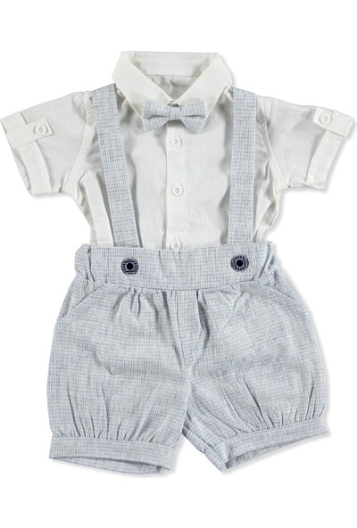 Bebemania Bebek Kareli Gömlek - Şort