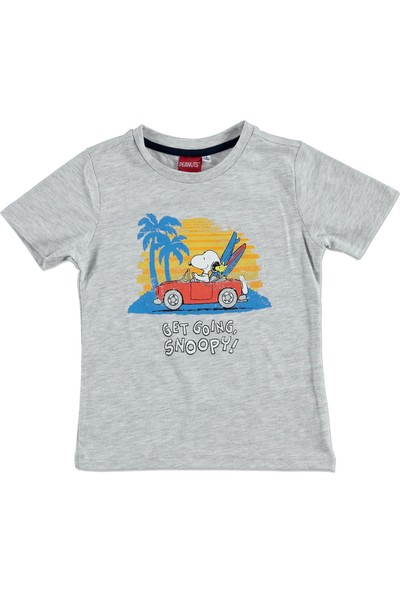 Peanuts Yaz Erkek Bebek Snoopy T-Shirt