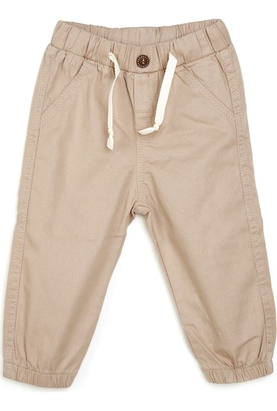 Hello Baby Basic Erkek Bebek Lastikli Gabardin Pantolon Hello Baby Basic Erkek Bebek Lastikli Gabardin Pantolon