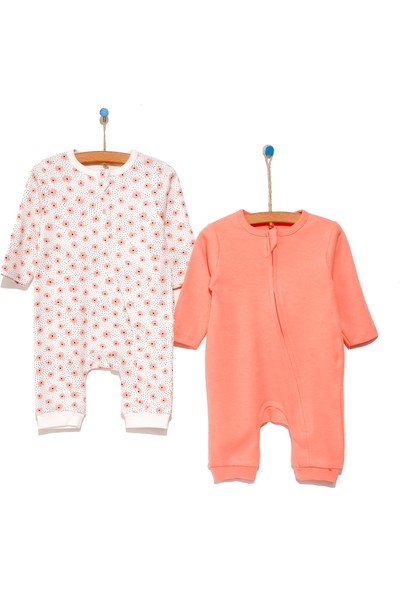 Hello Baby Basic Kız Bebek 2li Patiksiz Tulum