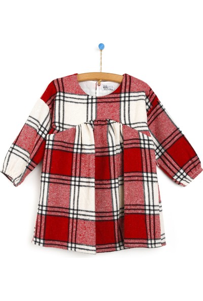 Hello Baby Basic Dokuma Ekoseli Elbise Hello Baby Basic Dokuma Ekoseli Elbise
