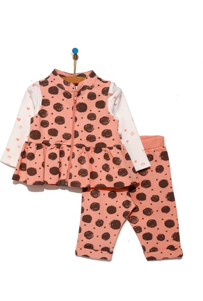 For My Baby Puanlı Yelek-Tayt-Sweathirt