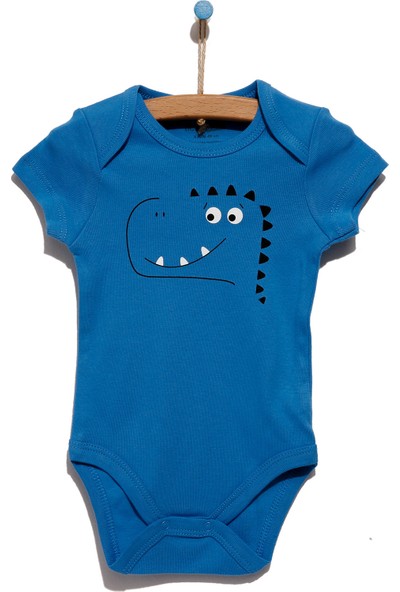 Hello Baby Sevimli Hayvan Suratlı Kısa Kol Body