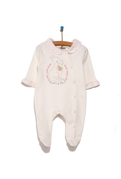 Hello Baby My Family Yakası Fırfırlı Patikli Tulum