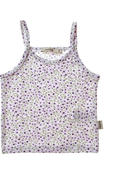 Antebies Çiçek Desen Ip Askılı Bluz Antebies Çiçek Desen Ip Askılı Bluz