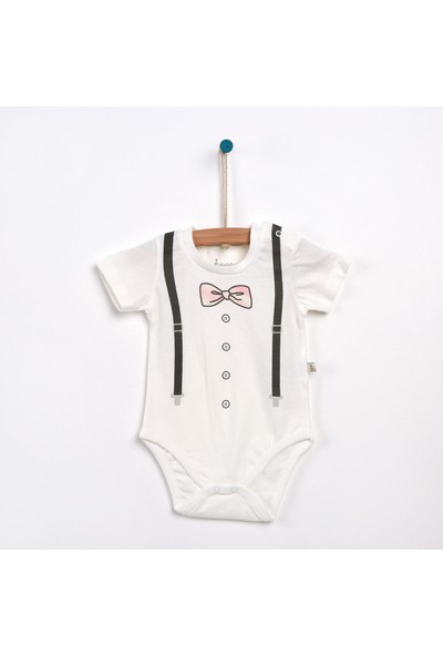 Bebbek Papyon Baskılı Kısa Kol Body Bebbek Papyon Baskılı Kısa Kol Body