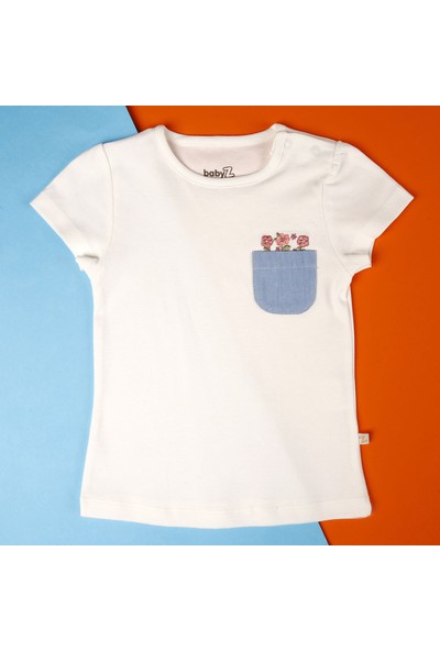 Babyz Babyz Denim Cep Detaylı Tshirt