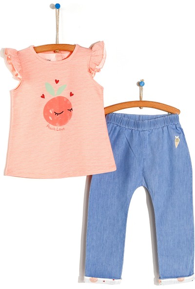 Cassiope Peach Love Tshirt - Pantolon