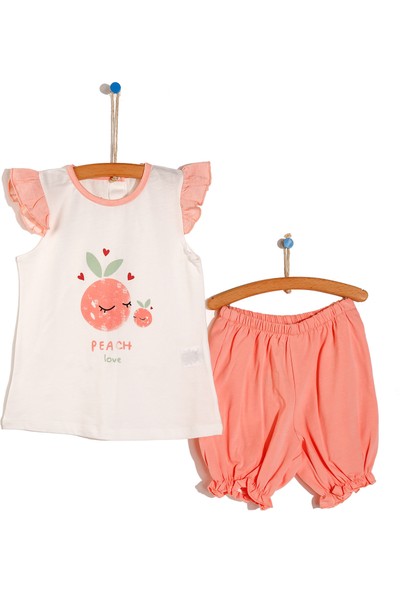 Cassiope Peach Love Tshirt-Şort
