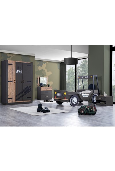 Setay Genç Odası Offroad Jeep Çocuk Odası Takımı