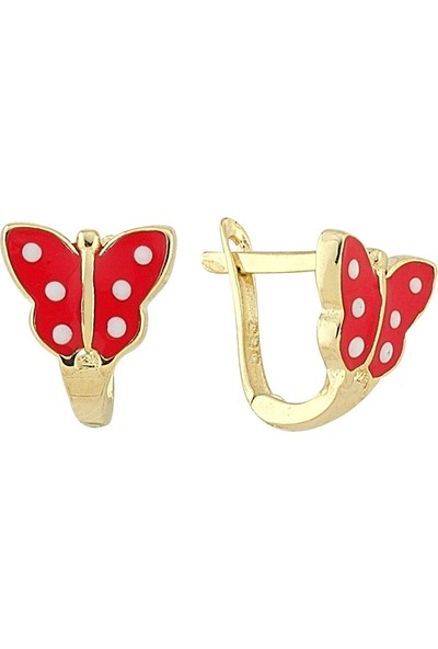 Pirnus Diamond - Çoçuk Küpesi - 14 Ayar Altın - Gramı : 1.37 Pirnus Diamond - Çoçuk Küpesi - 14 Ayar Altın - Gramı : 1.37