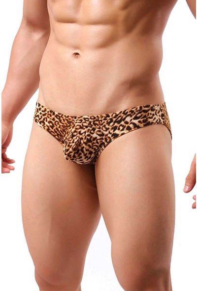 Night Hot Butik Leopar Desenli Erkek Slip Night Hot Butik Leopar Desenli Erkek Slip