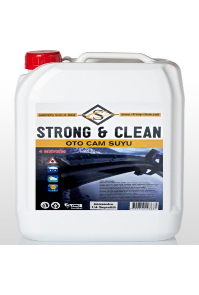 Strong&Clean Oto Cam Suyu 5 Kg / 4 Mevsim Strong&Clean Oto Cam Suyu 5 Kg / 4 Mevsim