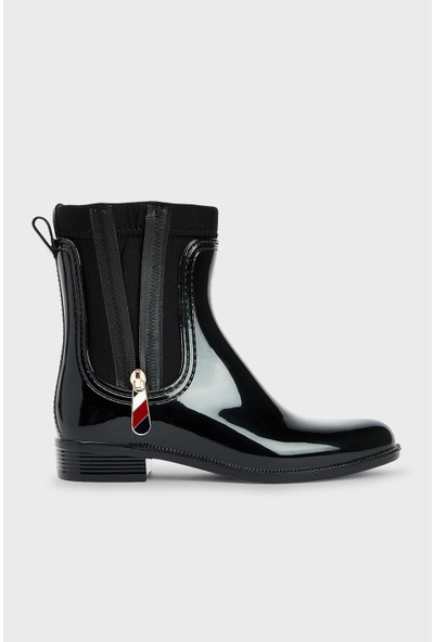 Tommy Hilfiger Yağmur Çizmesi Kadın Yağmur Çizmesi FW0FW06000 Bds