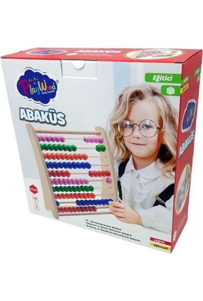 Play Wood Eğitici Ahşap Abaküs 30 cm Play Wood Eğitici Ahşap Abaküs 30 cm