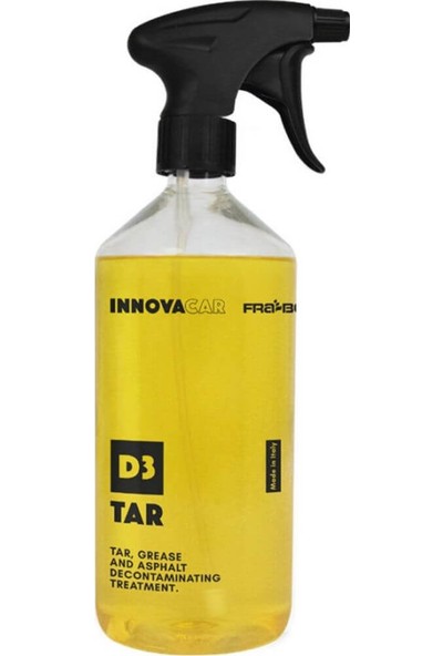 Fraber Innovacar D3 Tar Katran Yapışkan Zift Temizleyici 500 ml Fraber Innovacar D3 Tar Katran Yapışkan Zift Temizleyici 500 ml