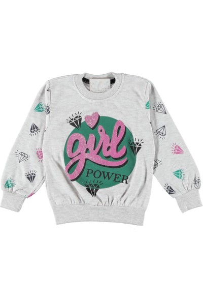 pundikids Kız Çocuk Baskılı 2 Iplik Sweat pundikids Kız Çocuk Baskılı 2 Iplik Sweat