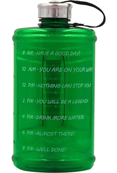 Strade Store Su Şişesi Sızdırmaz Sürahi Fincan Su Isıtıcısı Spor Salonu Yürüyüş Sporları 73 Oz Yeşil (Yurt Dışından)