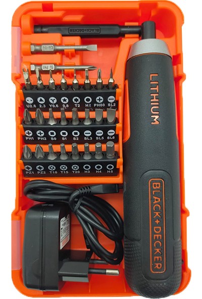 Black&Decker Black-Decker Akıllı Tornavida Açma/kapama 27 Parça