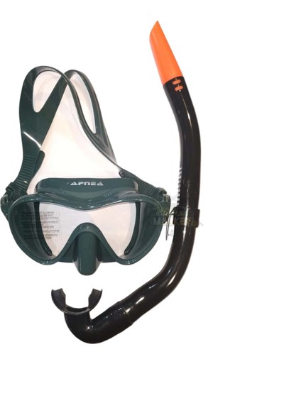 Apnea Royal Green Maske Şnorkel Set