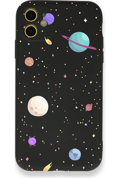 Shop To Case Yeni Seri-Iphone 11 Lens Korumalı Lansman Güneş Sistemi Desenli Telefon Kılıfı Siyah Shop To Case Yeni Seri-Iphone 11 Lens Korumalı Lansman Güneş Sistemi Desenli Telefon Kılıfı Siyah