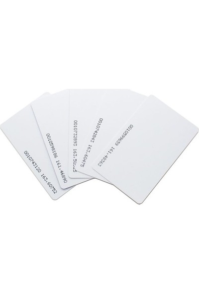 100 Adet 125 Khz Proximity Manyetik Göster Geç Kart 100 Adet 125 Khz Proximity Manyetik Göster Geç Kart