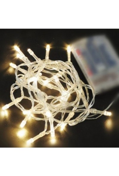 Happyland Yılbaşı Ağacı Beyaz Kablolu 5 Metre Gün Işığı Renk Pilli LED Işık Happyland Yılbaşı Ağacı Beyaz Kablolu 5 Metre Gün Işığı Renk Pilli LED Işık