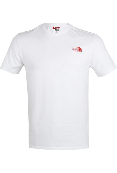 The North Face M Expl T-Shirt Erkek Günlük Tişört NF0A559PKB51 Beyaz