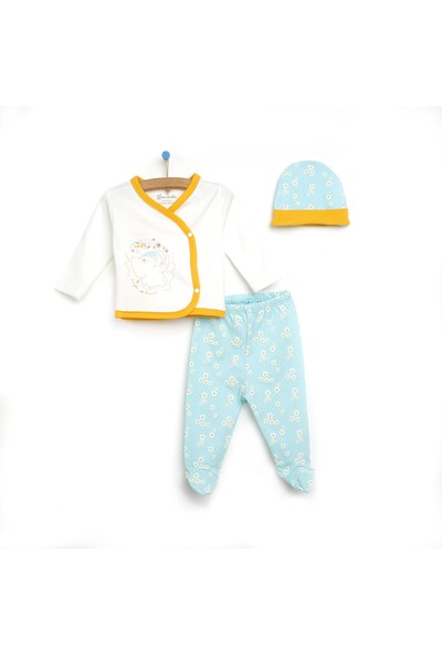 Bambaki Çiçekçi Fil Zıbın-Şapka-Patikli Alt