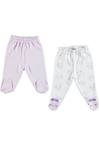 Hello Baby Nakışlı 2li Patikli Alt