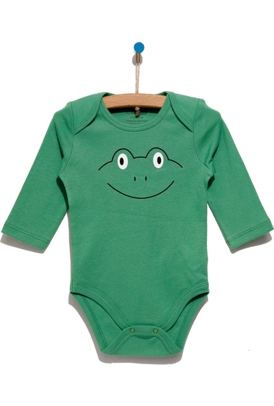 Hello Baby Sevimli Hayvan Suratlı Uzun Kol Body