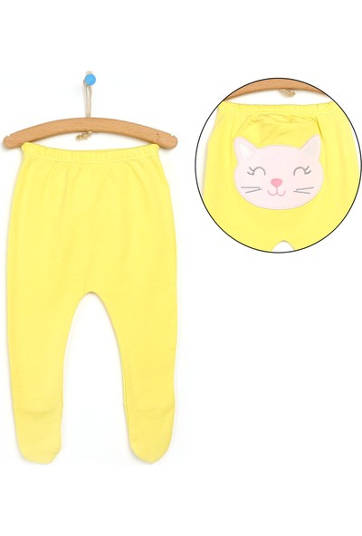 Bebbek Kız Bebek Nakışlı Patikli Alt