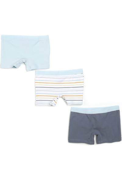 Hello Baby Basic Erkek Bebek Elastanlı 3lü Boxer Hello Baby Basic Erkek Bebek Elastanlı 3lü Boxer