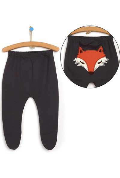 Bebbek Erkek Bebek Nakışlı Patikli Alt