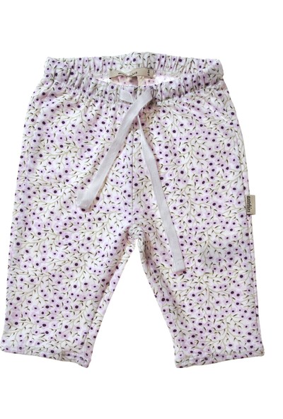 Antebies Yenidoğan Organik Çiçek Desen Patiksiz Alt