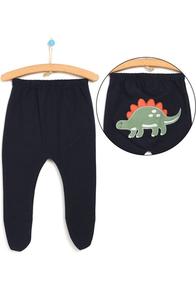 Bebbek Erkek Bebek Nakışlı Patikli Alt