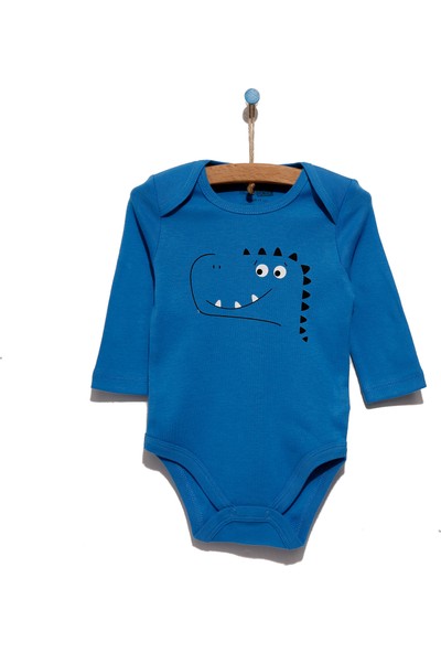 Hello Baby Sevimli Hayvan Suratlı Uzun Kol Body